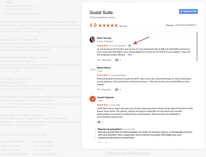 Google avis clients : un levier pour travailler son image de marque