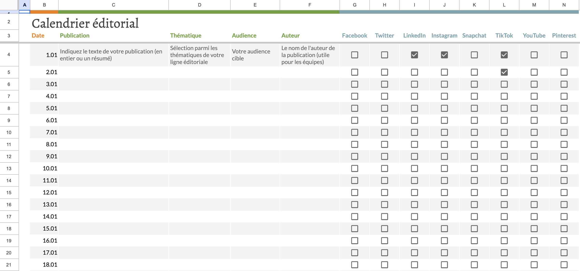 Calendrier éditorial : guide et modèles gratuits