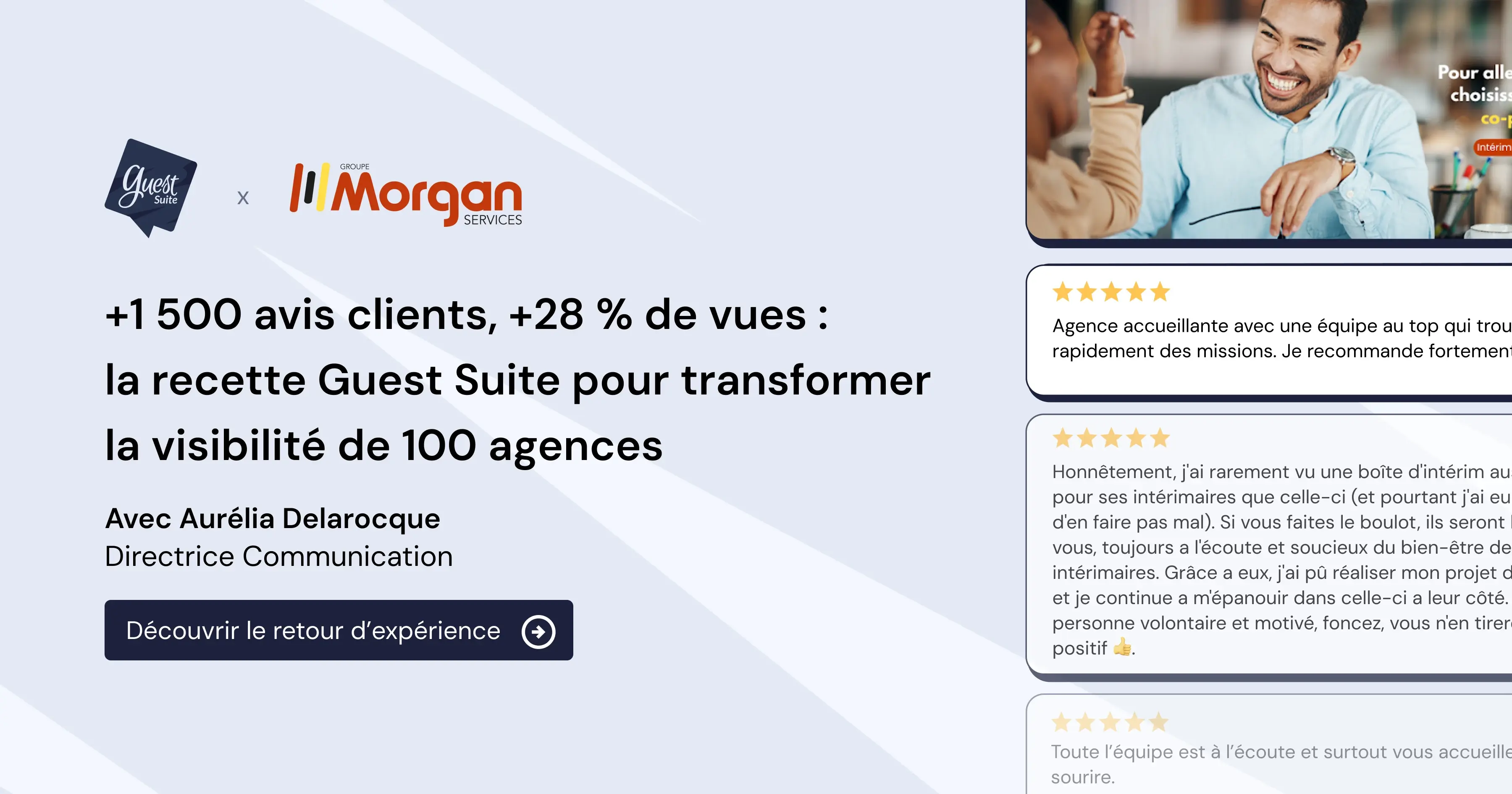 Témoignage client du Groupe Morgan Services