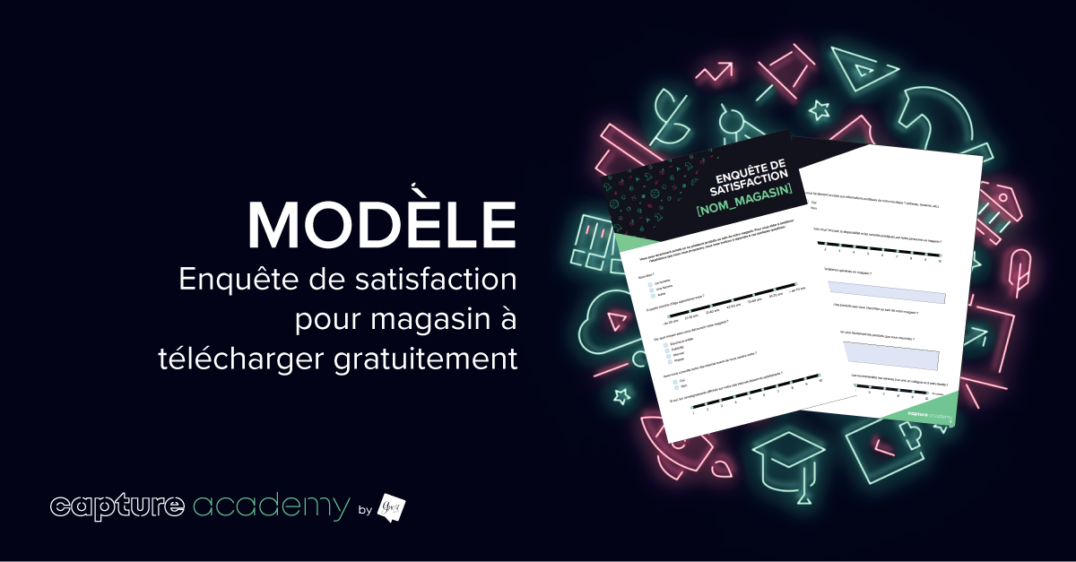 Modèle de questionnaire de satisfaction pour votre magasin