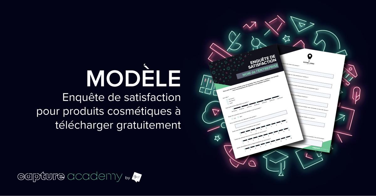 Modèle de questionnaire de satisfaction pour vos produits cosmétiques